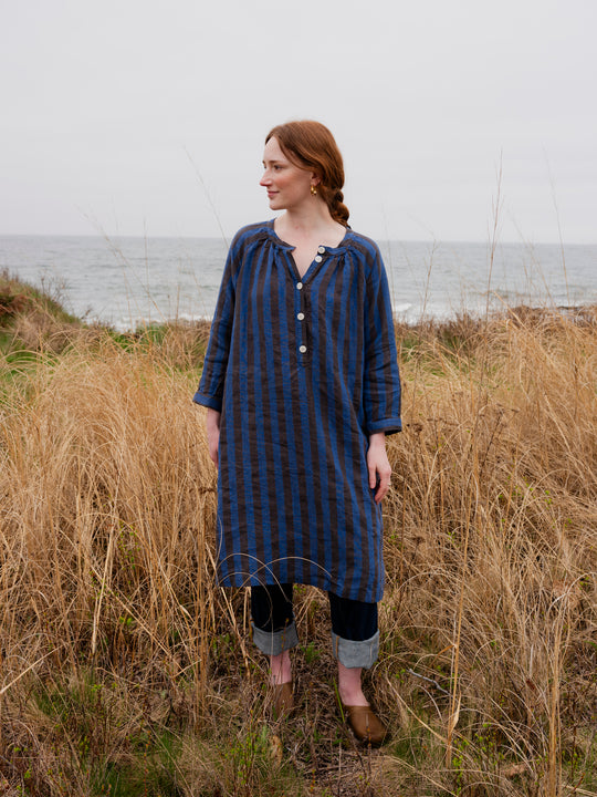 Herself clothing, natural fibers, basics, made in the USA.