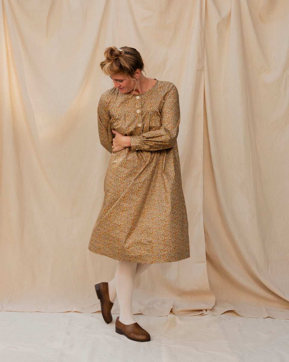 Night and Day dress in Ditzy Floral – Herself clothing